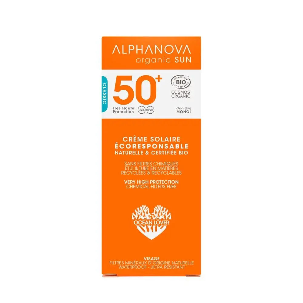 Alphanova Crème Solaire SPF 50+ (Ingredients Explained)