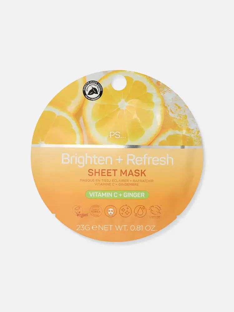 Primark PS… Brighten + Refresh Sheet Mask (Ingredients Explained)