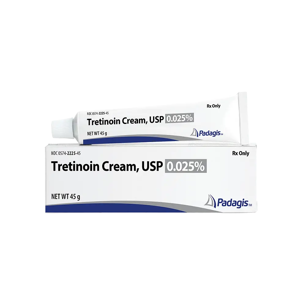 Padagis Tretinoin Cream, USP 0.025% (Ingredients Explained)
